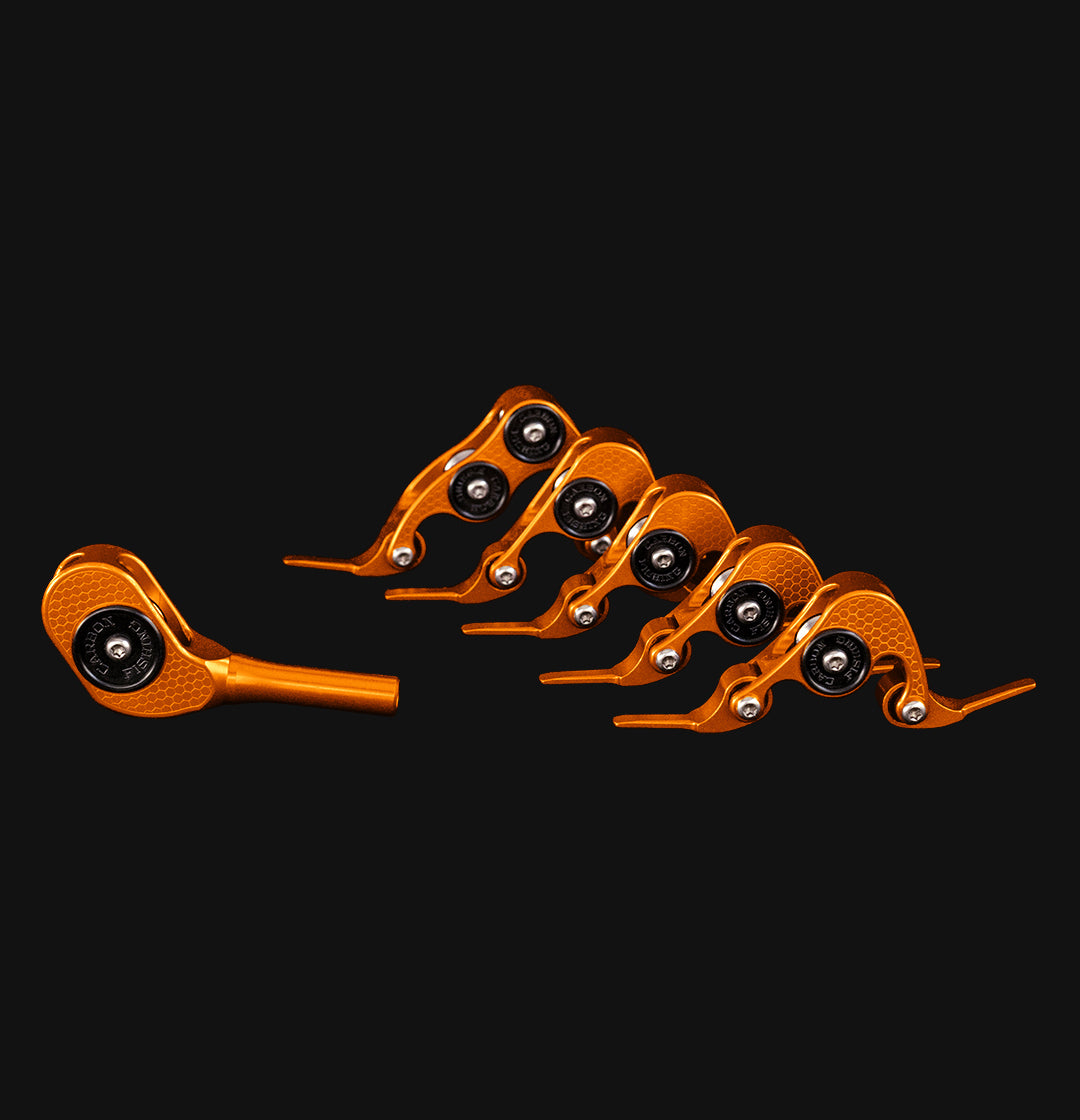G-Series 6 Piece Roller Guide Set – Carbon Fishing